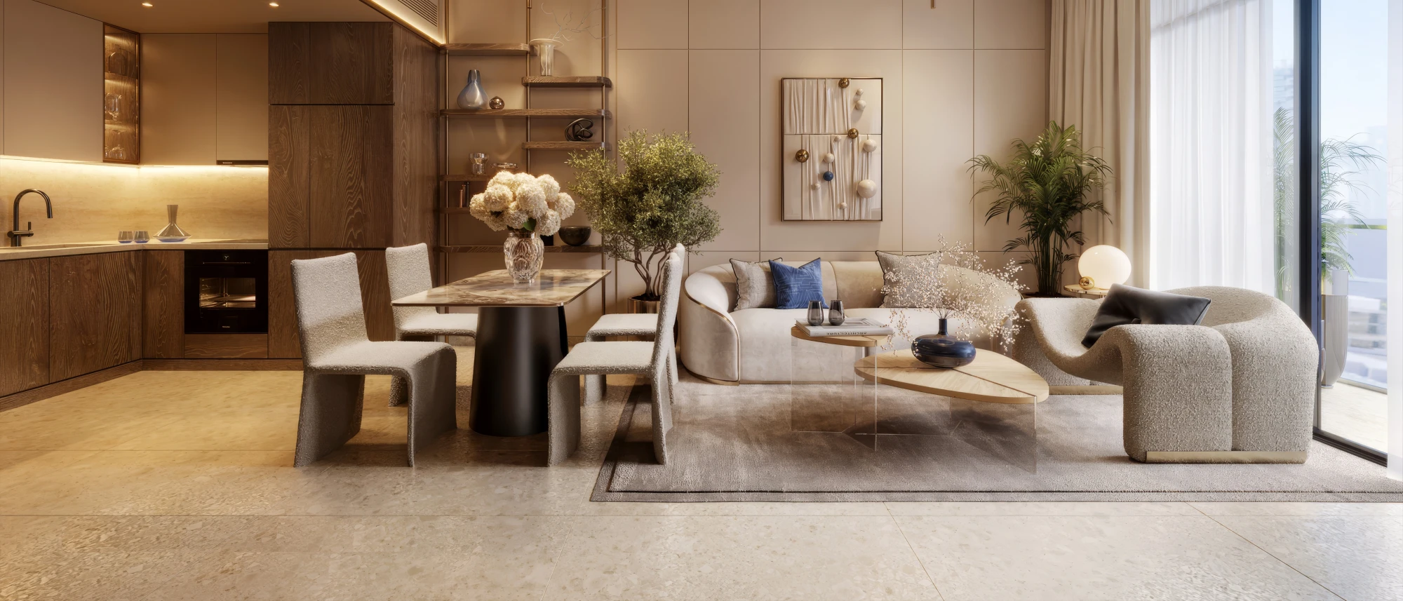 2-r. new flat, 1700 ft² in Coventry Living