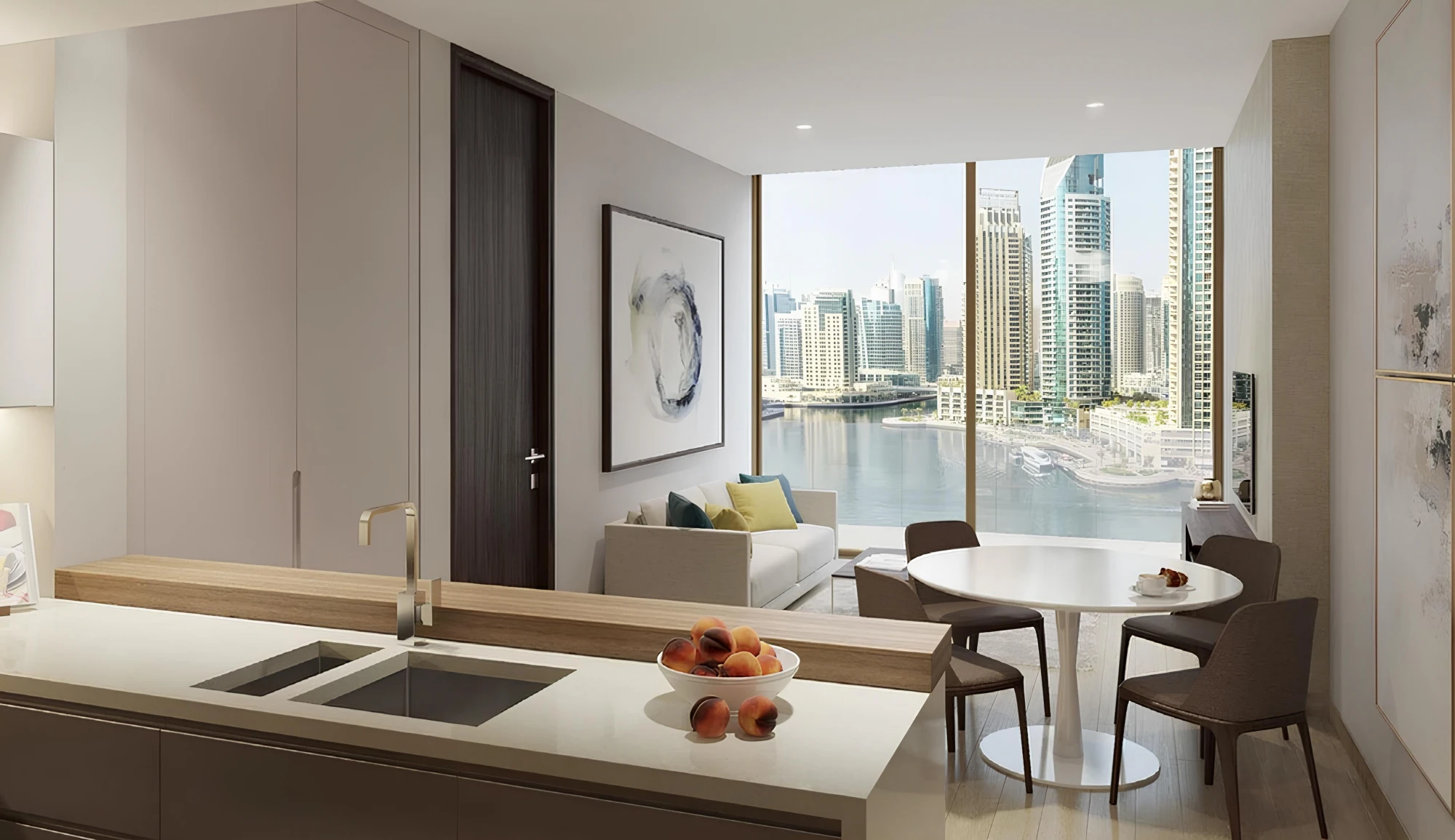 1-r. secondary flat, 753 ft² in The Residences at Marina Gate
